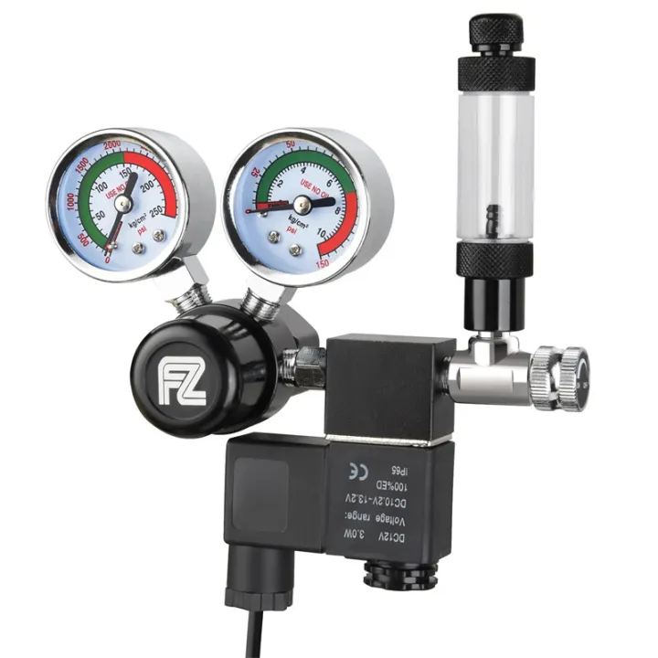 Fzone Single Stage Big Gauge Co2 Regulator Aquarium Accessories ...