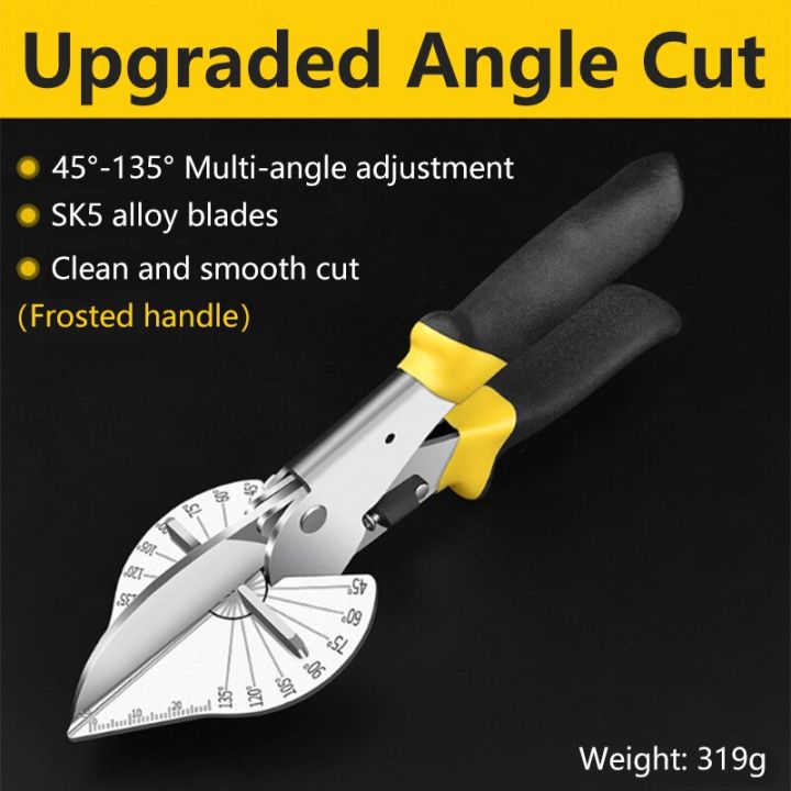 45-135 Degree Multi Angle Corner Scissors Mitre Wall Panel Wire Slot ...