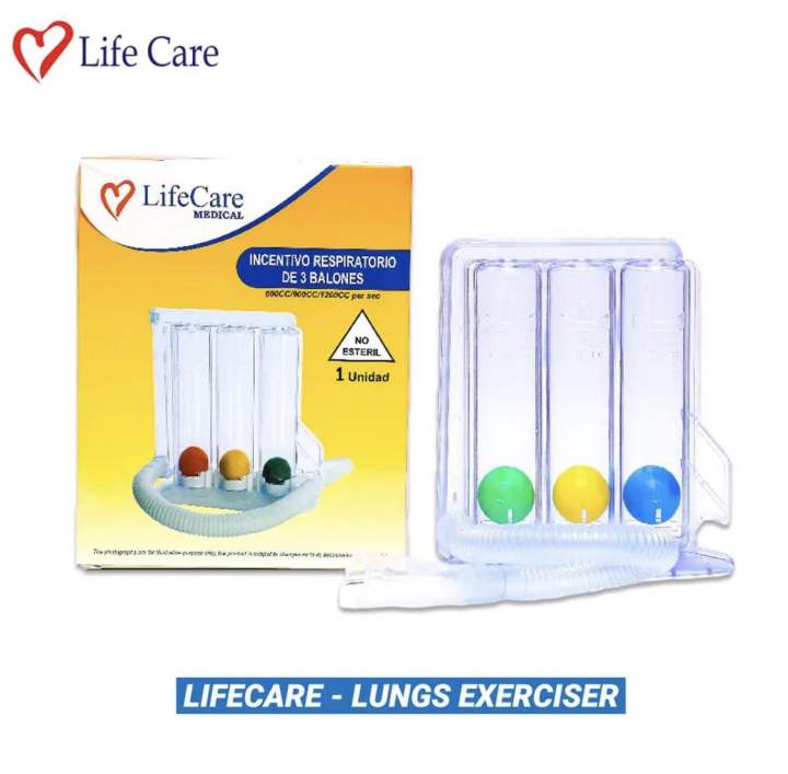 Breathing Trainer Device - Three Ball Incentive Respiratory Training ...