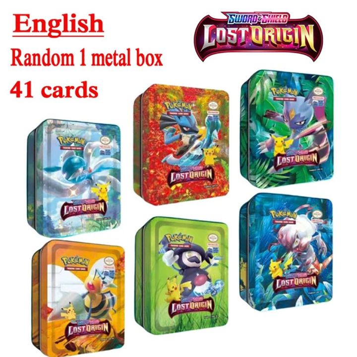 Kids Pokemon Trading Play Card Set With Metal Box Included | Daraz.pk