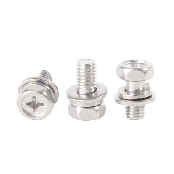 GB9074.13 304 Stainless Steel Cross Cavity Hexagon Head Screw+Spring ...