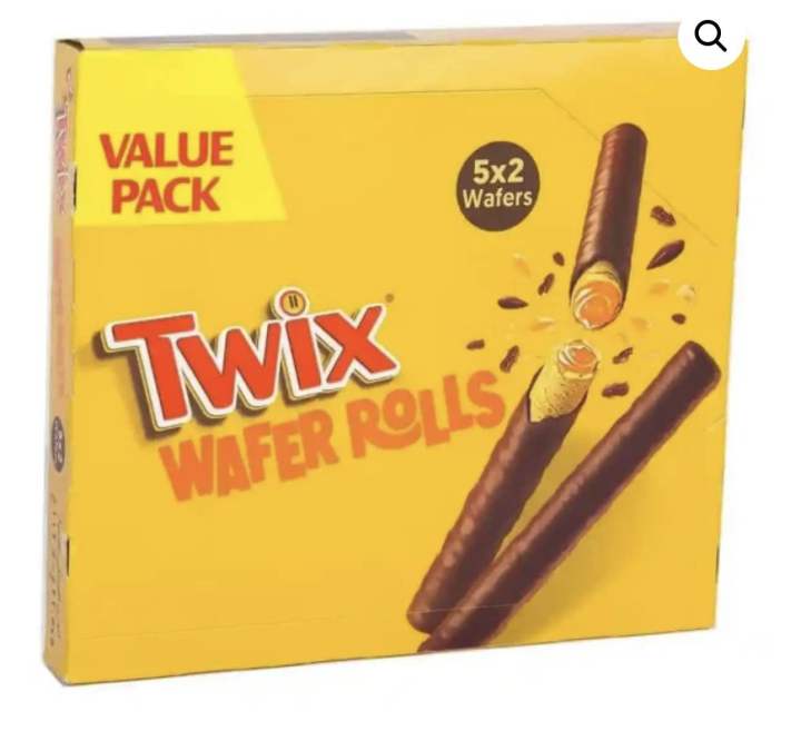 Twix Wafer Rolls Value Pack – 5x2 Caramel Crunch! | Daraz.pk