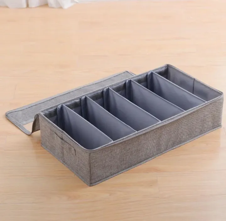 Box Storage 6 Shoes Slide Under Bed Boxes Drawer Underbed Fabric ...
