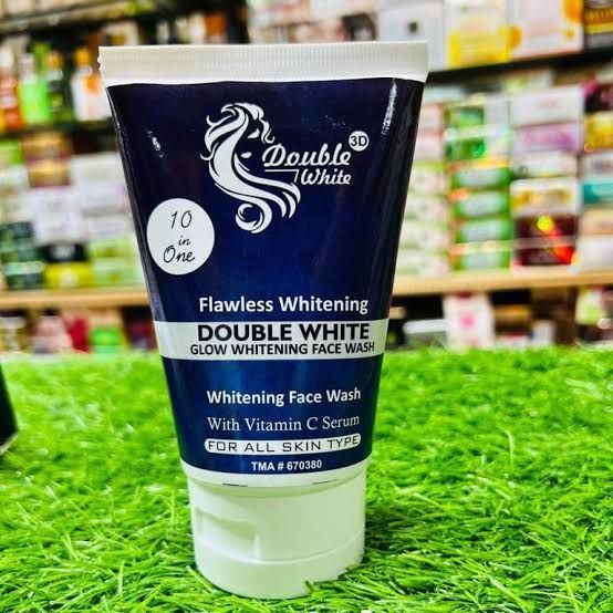 DOUBLE WHITE FLAWLESS WHITING FACE WASH | Daraz.pk
