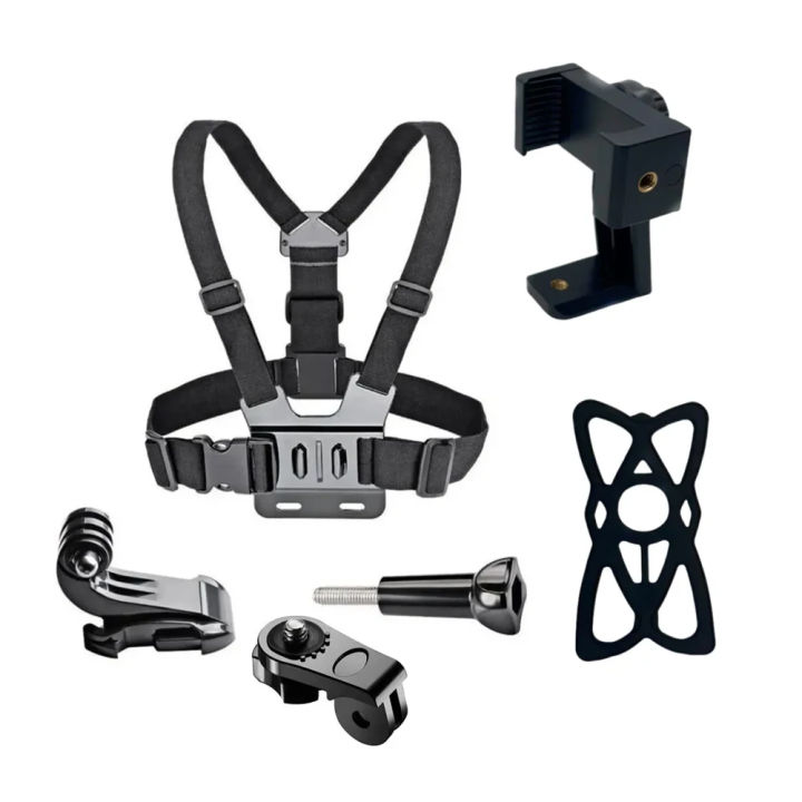 Chest Strap Rotate Phone Mount for iPhone Smart Phone Belt Body Harness ...