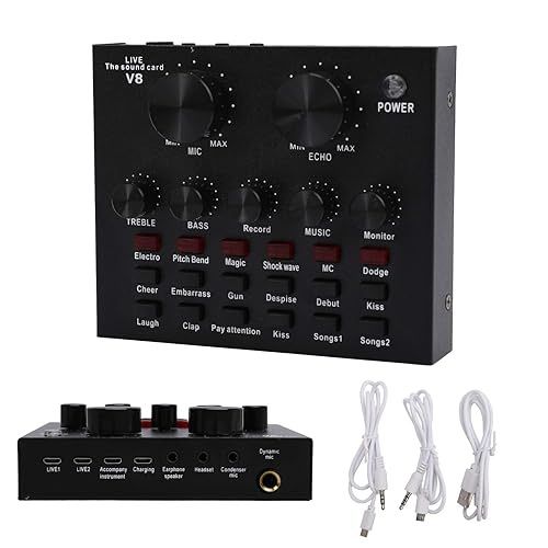 V8 sound card - V8 Live USB Sound Card Ideal for Live Broadcast ...