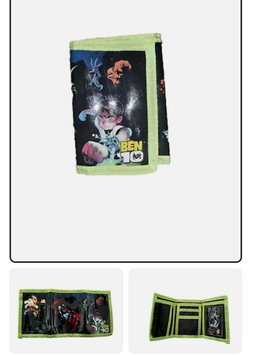 Ben 10 Wallet Tri-fold light weight for boys n girls | Daraz.pk