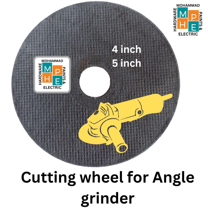 cutting wheel 4 inch & 5 inch. 1 mm thick. for cutting steel and metals ...