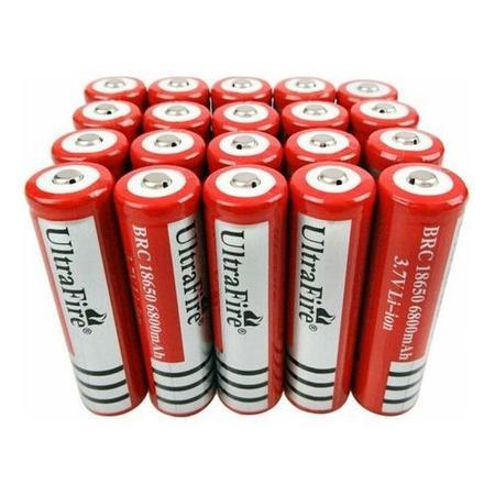 2Pcs BRC 18650 4800mAh power battery 3.7v rechargeable Li-on battery ...