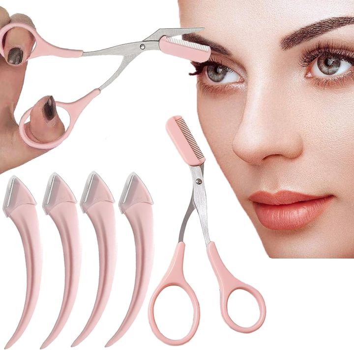 Eyebrow Trimming Knife Eyebrow Face Razor For Women Professional ...