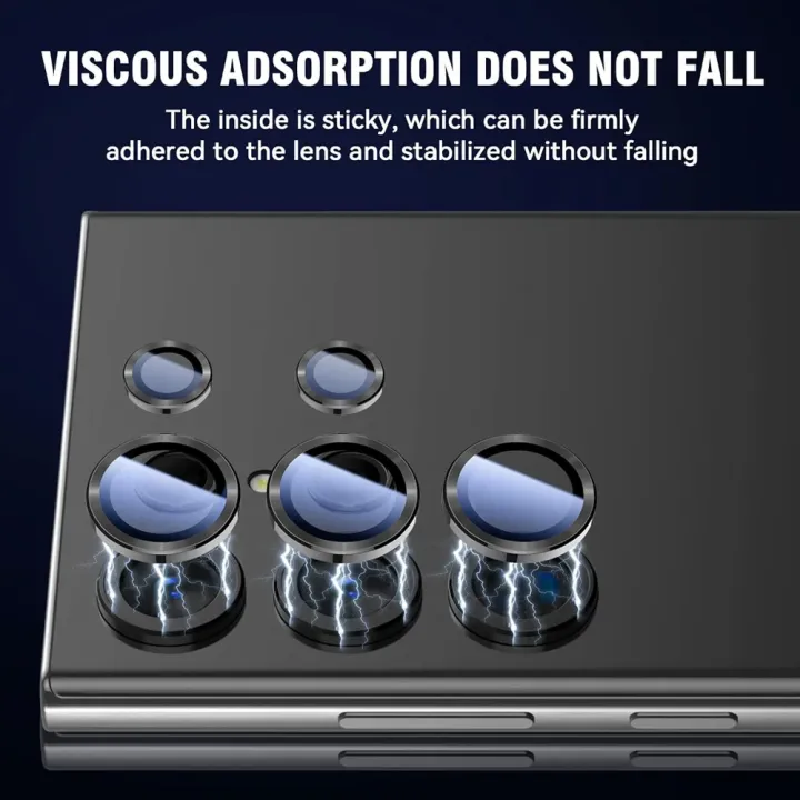 Lens Metal Ring Protector Glass For Samsung Galaxy S25 Ultra Camera ...