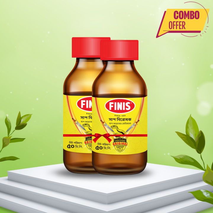 FINIS SNAKE REPELLENT (ফিনিস সাপ নিরোধক ) Combo of 2 (50ml x 2) | Daraz ...