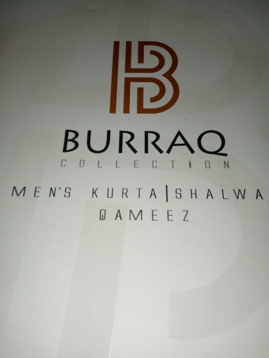 Burraq collection's men shalwar kameez suit 2 piece | Daraz.pk