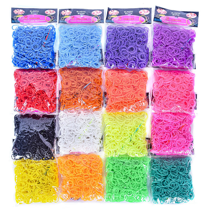 Pantone Color Western European Style Rubber Band Rainbow Knitting ...