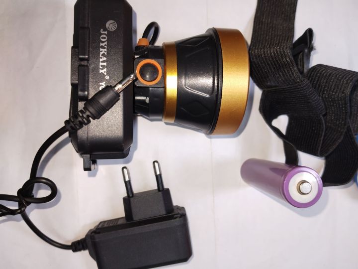 rechargeable headlamp Intense light source high light long shot lamp ...
