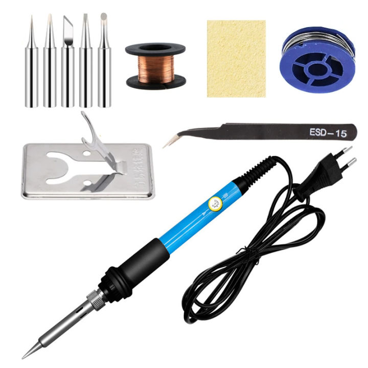New Adjustable Temperature Electric Soldering Iron 220V 110V 60W ...