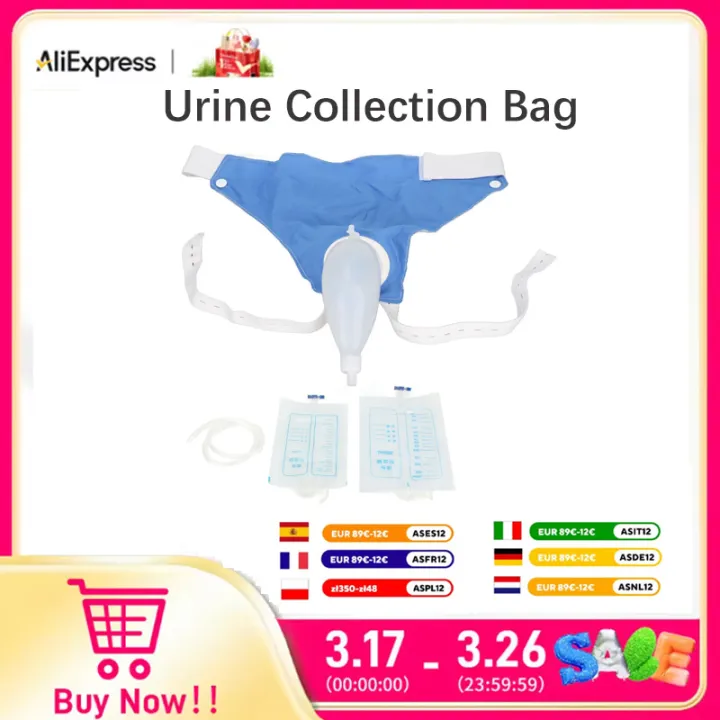 Urine Collector Silicone Reusable Ergonomic Design Skin Friendly Male ...