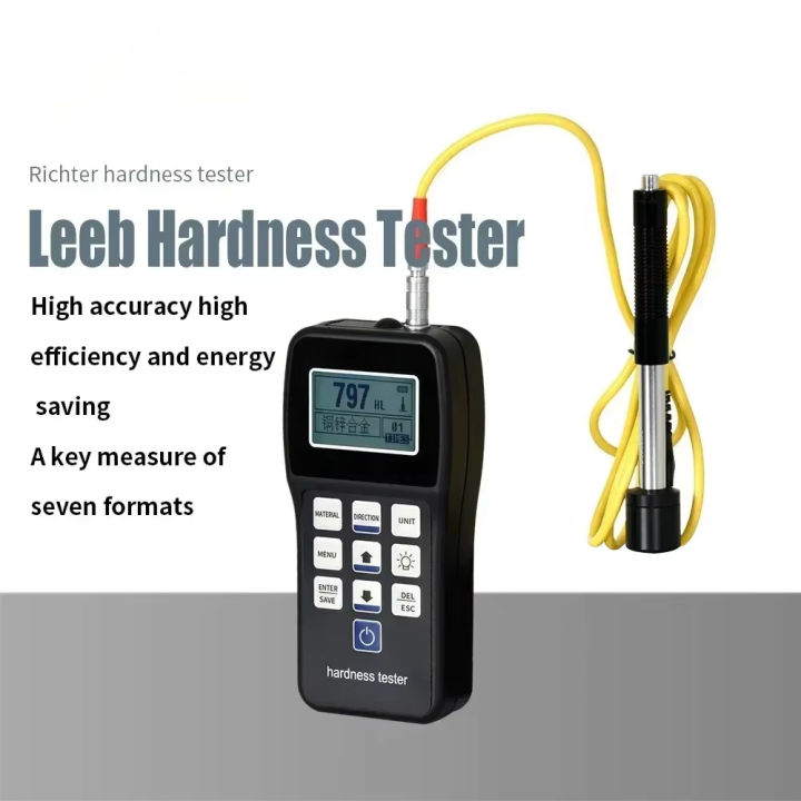 Leeb Hardness Tester Portable Rebound Meter Durometer HL、HB、HRB、HRC、HRA ...