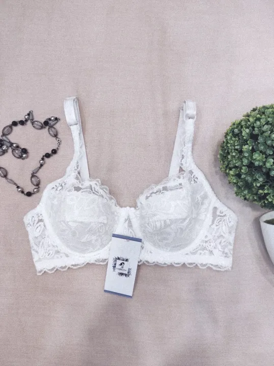 Lace Padded Wired Full Coverage Net Bra Brazzer Blouse (01) | Daraz.pk