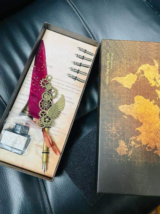 Fountains Dip Pen & Inks Set Quill Pen and Inks Set Calligraphys Pen Feather Pen best price ...