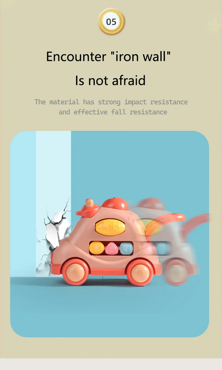 1Pc Creative Luminous Music Story Children Car Toy Machine Cartoon ...