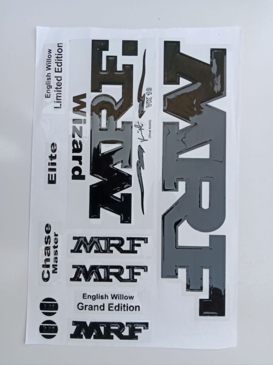 New 3D 2024 Latest MRF Wizard Full Black Edition Top Quality Cricket ...