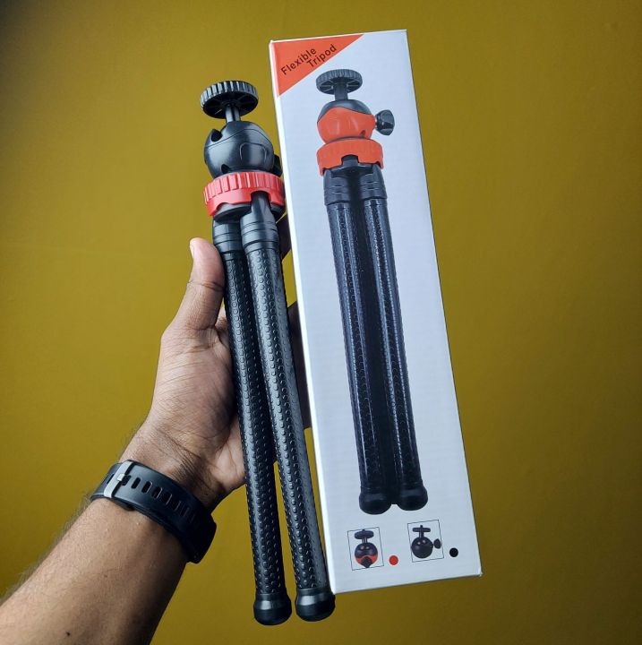 Octopus Tripod With Ball Head- Best For DSLR Or Smartphone Vlogging ...