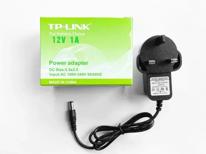 TP-Link 12V 1A power adapter, commonly used for routers and other ...