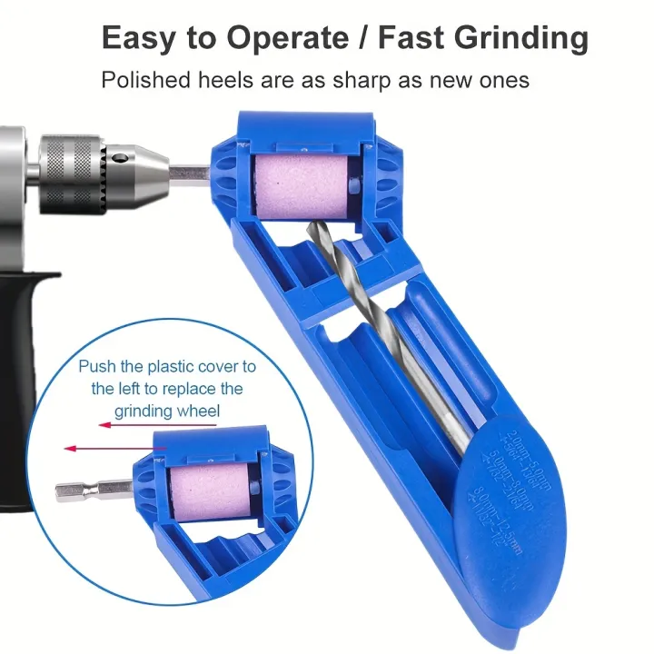 Portable Drill Grinding Machine General Iron Straight Shank Twist Drill ...