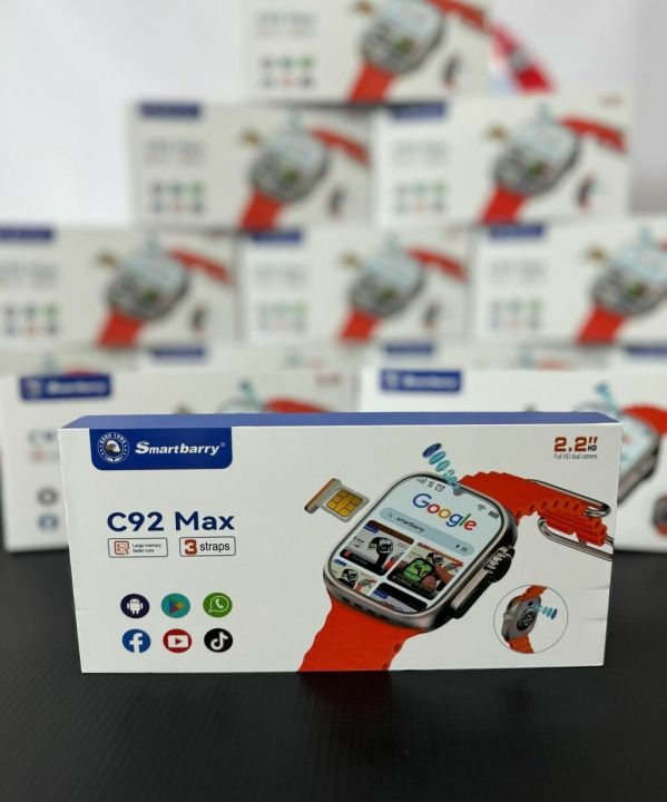 6GB 64GB Smart Watch | Smartbarry C92 Max Smart Watch | Daraz.lk