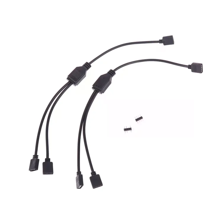 5V 3 Pin 12V 4pin ARGB Splitter Connector Extension Cable For PC ...