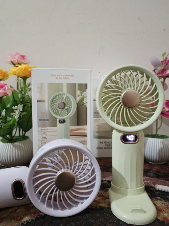 DM79 Handheld Portable Fan|| Know Mi Feng Digital Display(LED) Long ...