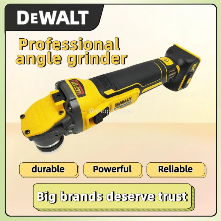 DEWALT Angle Grinder DCG409 20V Cordless Brushless Power Tool Cutting ...