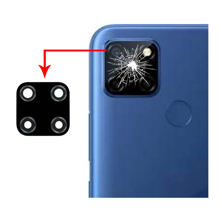 Realme C12 Rear Camera Glass Lens Replacement - Scratch Resistant ...