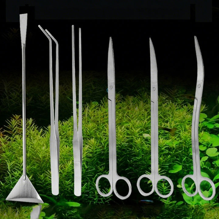 Aquarium Scissors Tweezers Tool Fish Tank Plants Wave Scissors Water ...