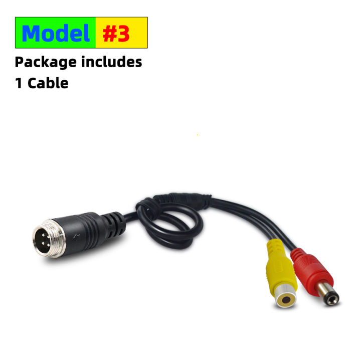 4Pin Aviation Head Male/Female To RCA AV/Female DC Multiple Cable Plug ...