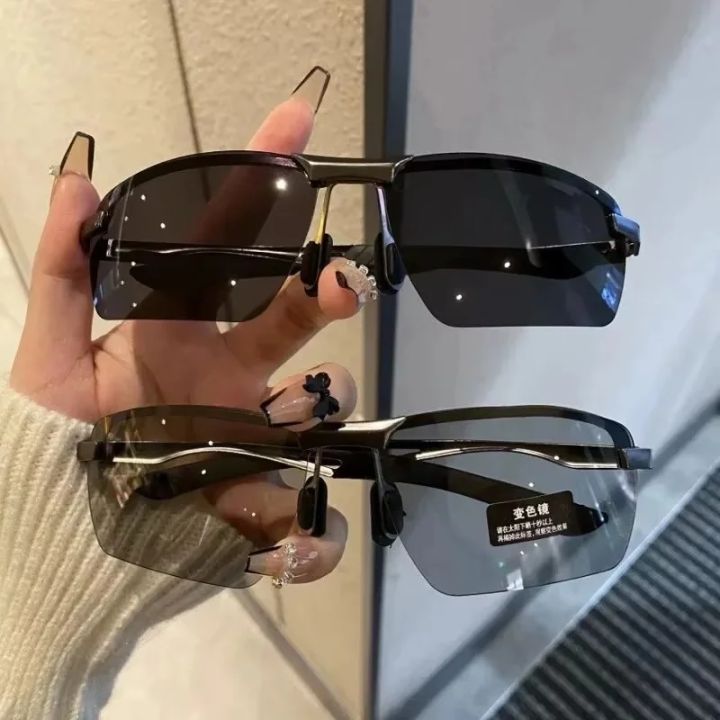 Photochromic Men's Sunglasses Men Driving Polarized Sun Glasses Male ...