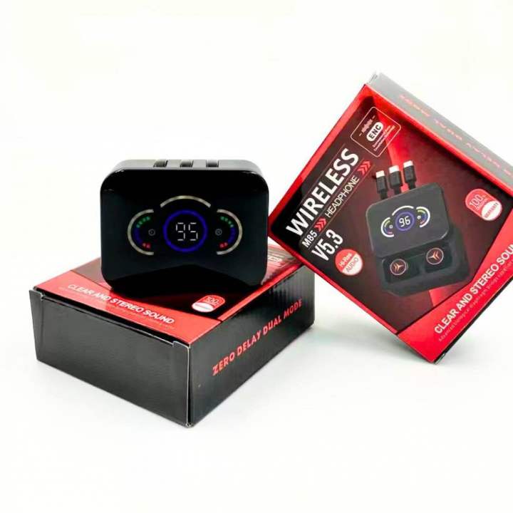 M85 Wireless Bluetooth Headset With Smart Charging Box | Daraz.lk
