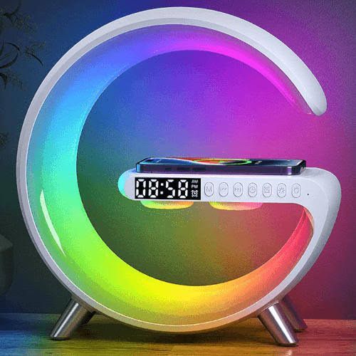 G63 smart light sound machine first charging Alam clock digital alarm ...