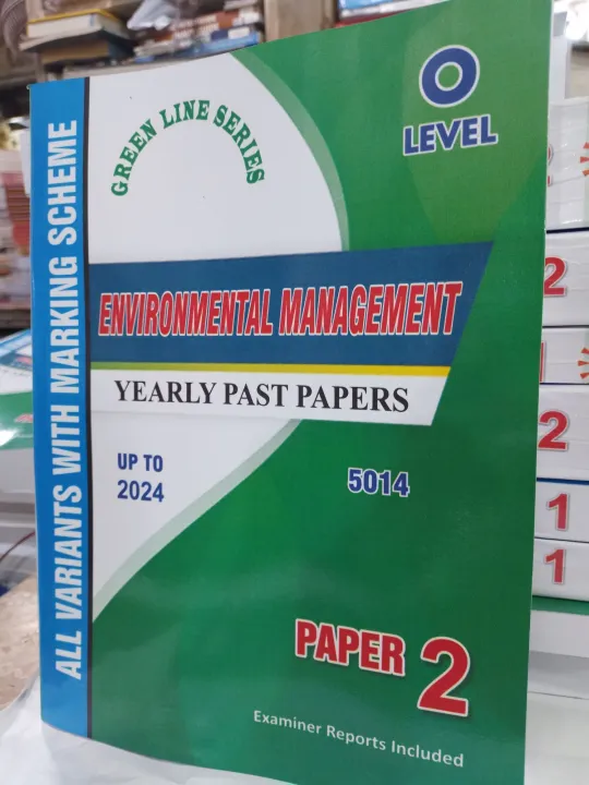 O Level Environmental management yearly past papers paper 2 upto 2024 ...