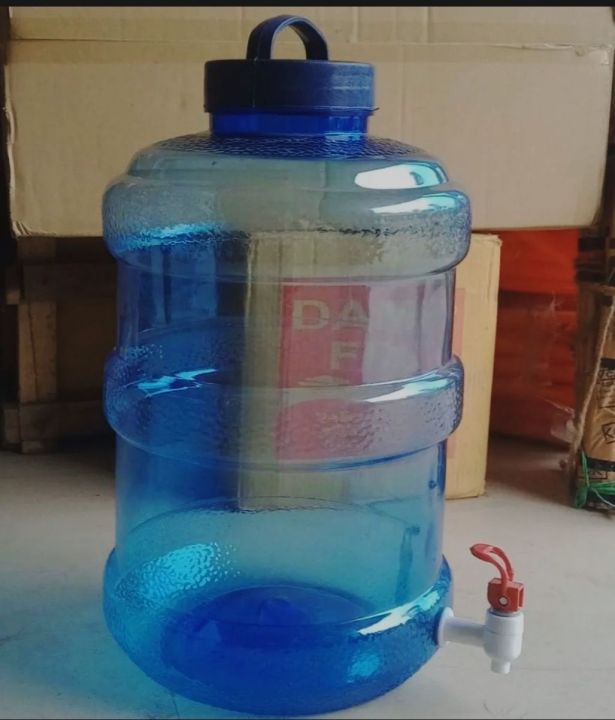 Manual water jar with tab 20 liter (Blue) | Daraz.com.bd