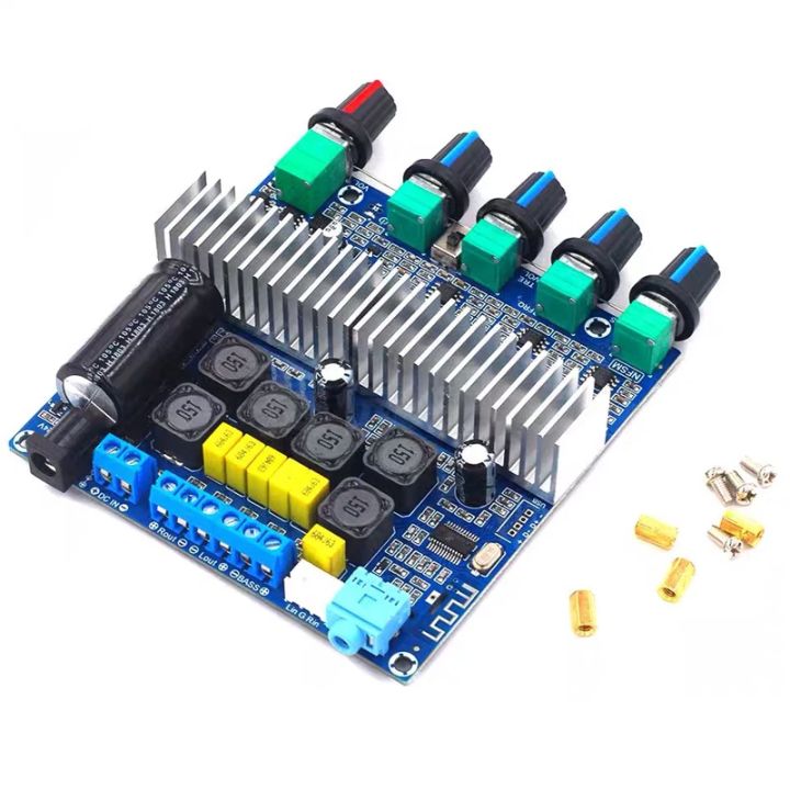 2*50W+100W TPA3116D2 Bluetooth 5.0 Power Subwoofer Amplifier Board 2.1 Channel TPA3116 HIFI ...