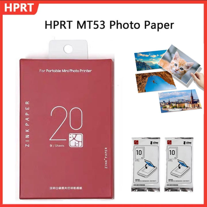 Original HPRT MT53 Color Photo Paper 2X3 Photo Paper Sticky-Back ...