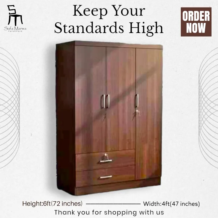 New Almari | Wardrobe | Cupboard | 2Door Almirah.01 | Daraz.pk