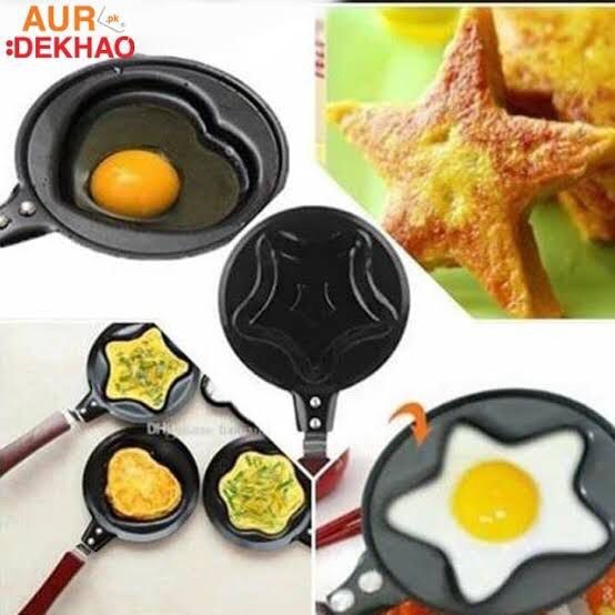 *Egg different shaps Frying Pan Mini Multiple Shapes each shap | Daraz.pk