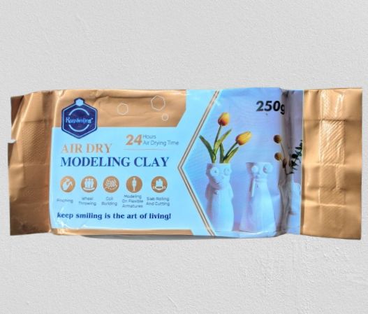 Keep Smiling Air Hardening Modelling Clay - White 250 gm | Daraz.com.bd
