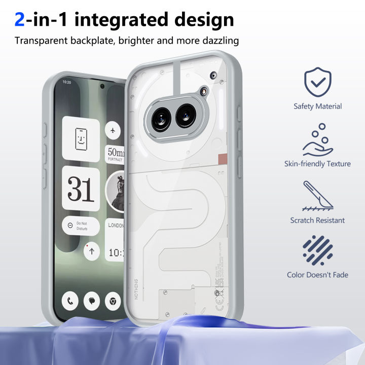 Nothing Phone 2A Plus A142P Case Air Cushion Shockproof Silicon Bumper ...