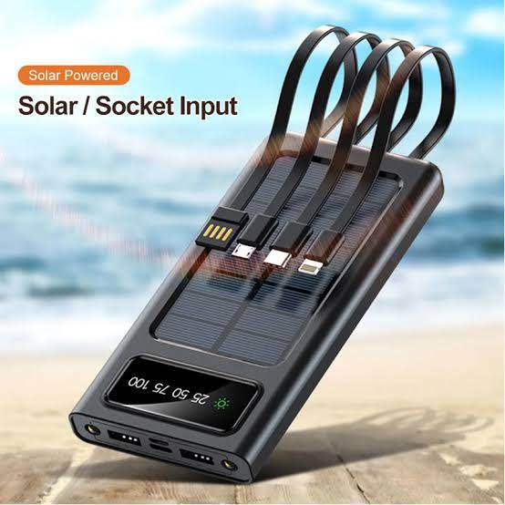 Solar Power - 10000mAH For All Phones J-cell J118 modle | Daraz.pk