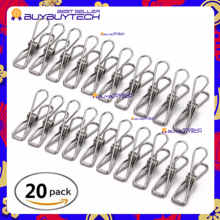 Alithai 20 stainless steel clothespins/pack stainless steel clothespins ...