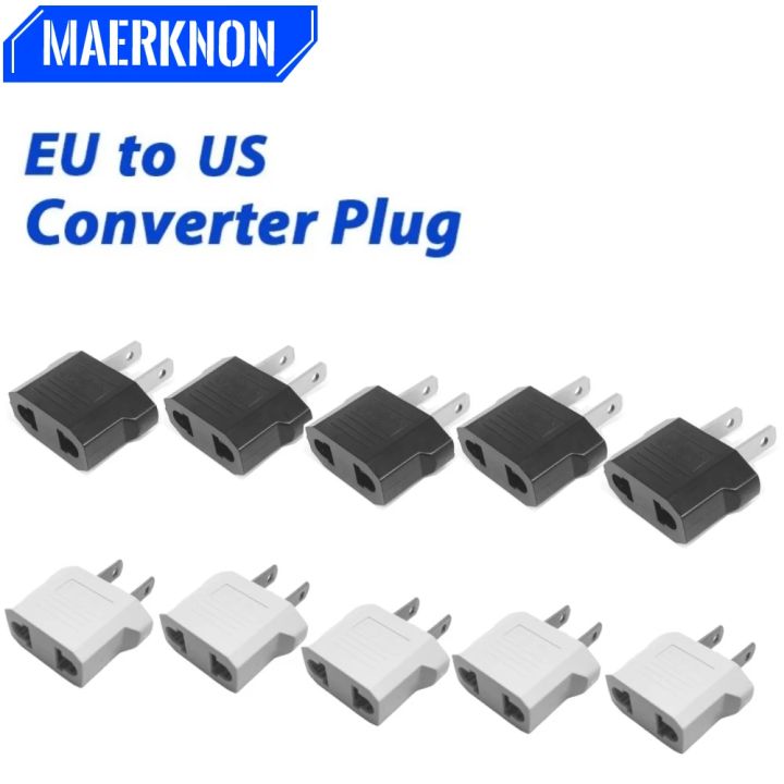 Universal EU To US Plug AC Power Plug Outlet Converter Adapter Sockets ...